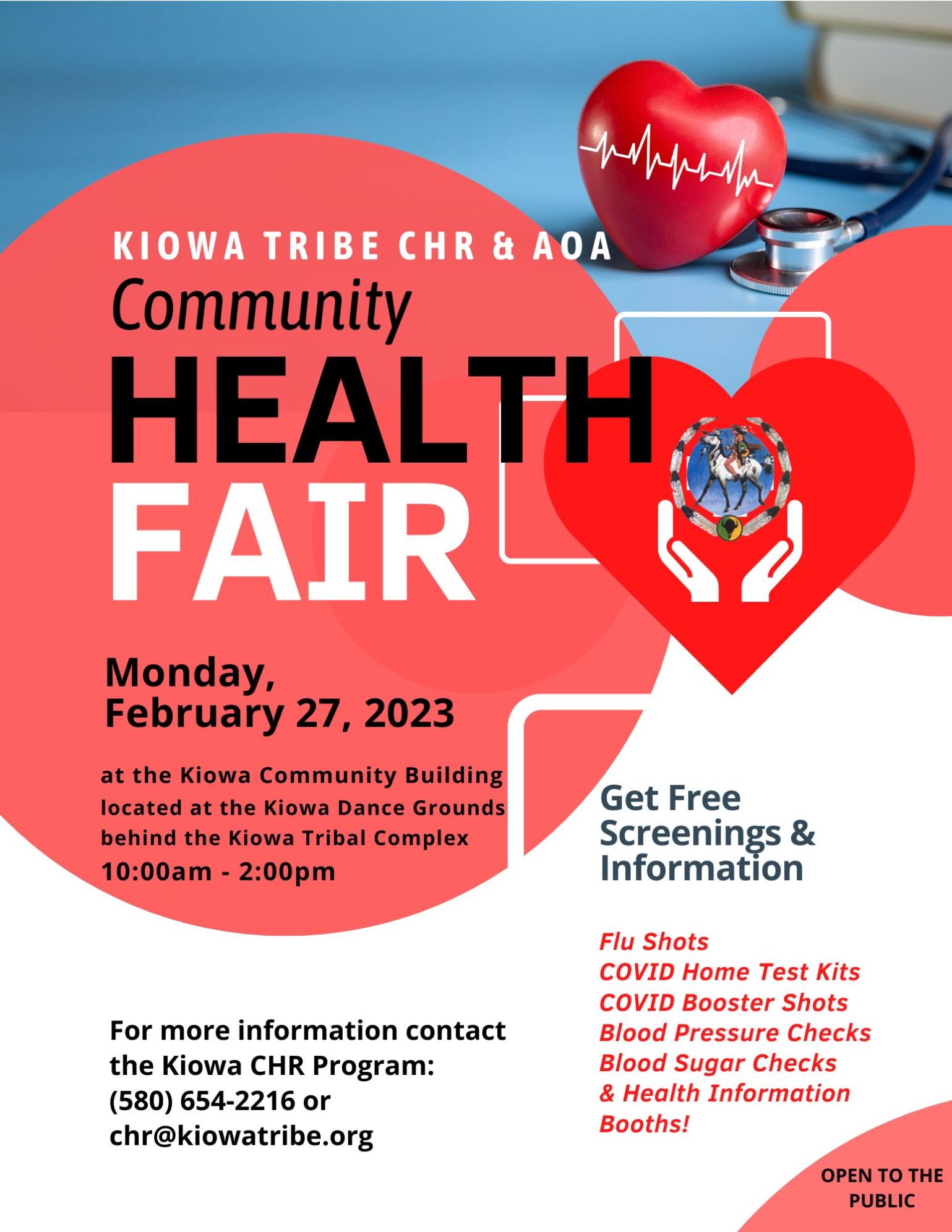 Community Health Fair | Kiowa Tribe